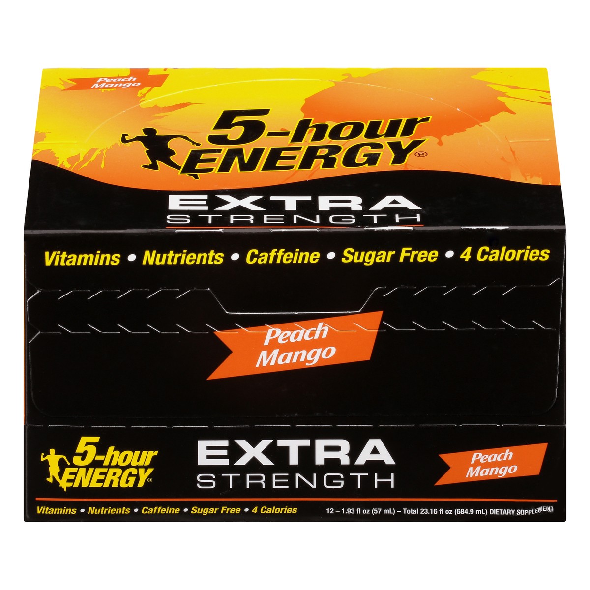 5-Hour Energy 12 Pack Extra Strength Peach Mango Energy Shot 12 ea 12 ...
