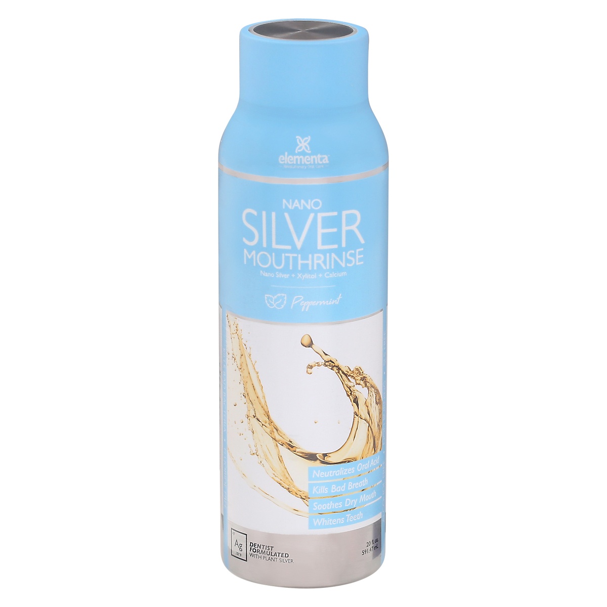 Elementa Nano Silver Peppermint Mouthrinse 20 fl oz 20 fl oz | Shipt