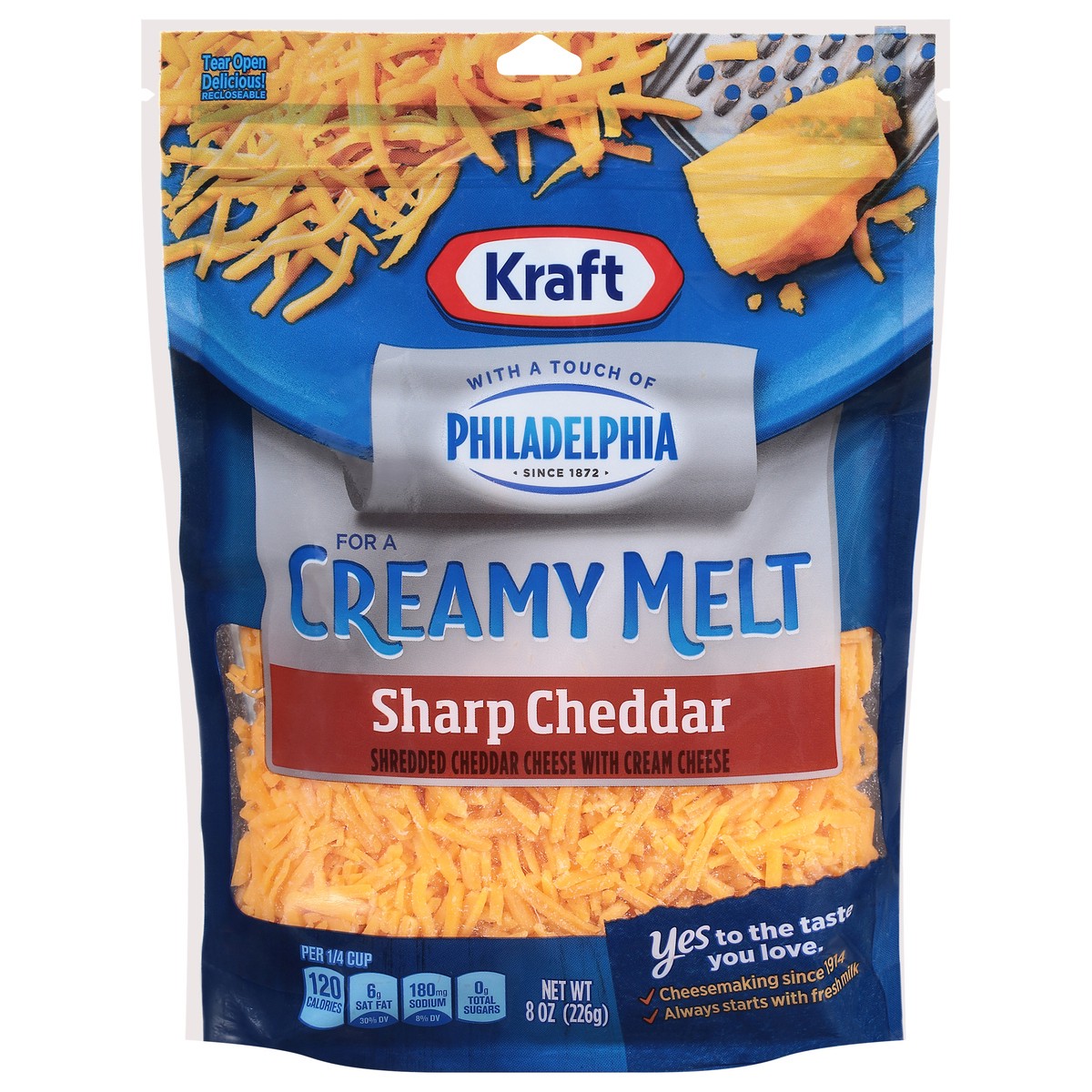 Kraft Philadelphia Sharp Cheddar 8 oz | Shipt