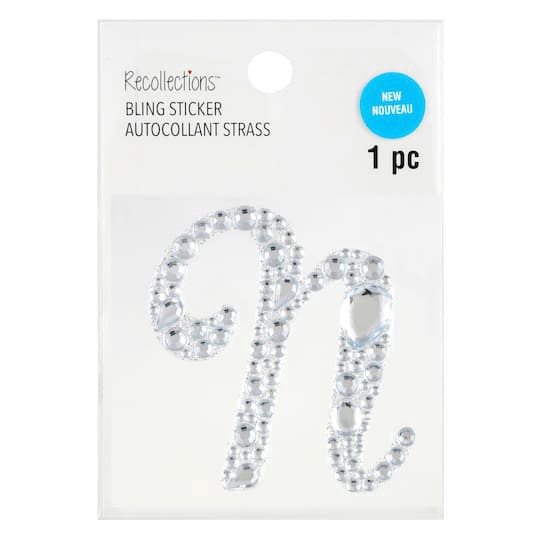 Bling Alphabet Letter Sticker By Recollections 2.25 in x 3.74 in | shipt