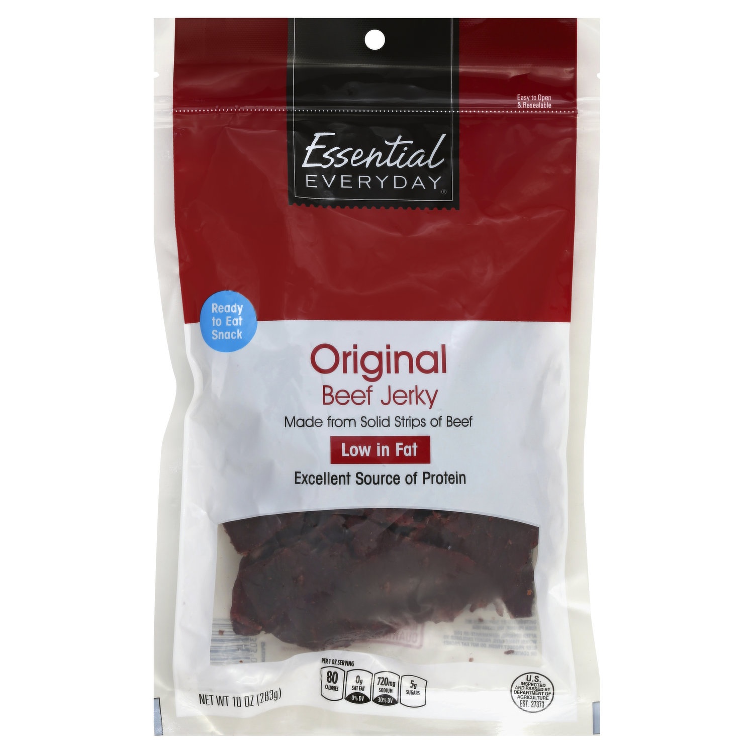 Essential Everyday Beef Jerky, Original 10 oz | shipt