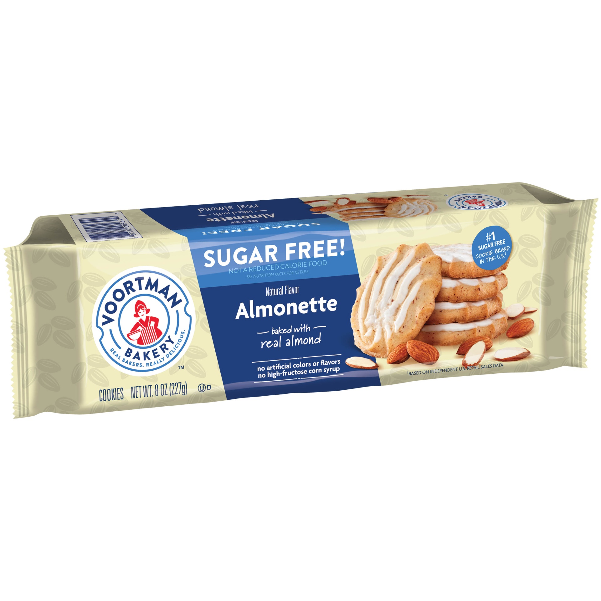 Voortman Bakery Sugar Free Iced Almonette Cookies 8 oz | Shipt