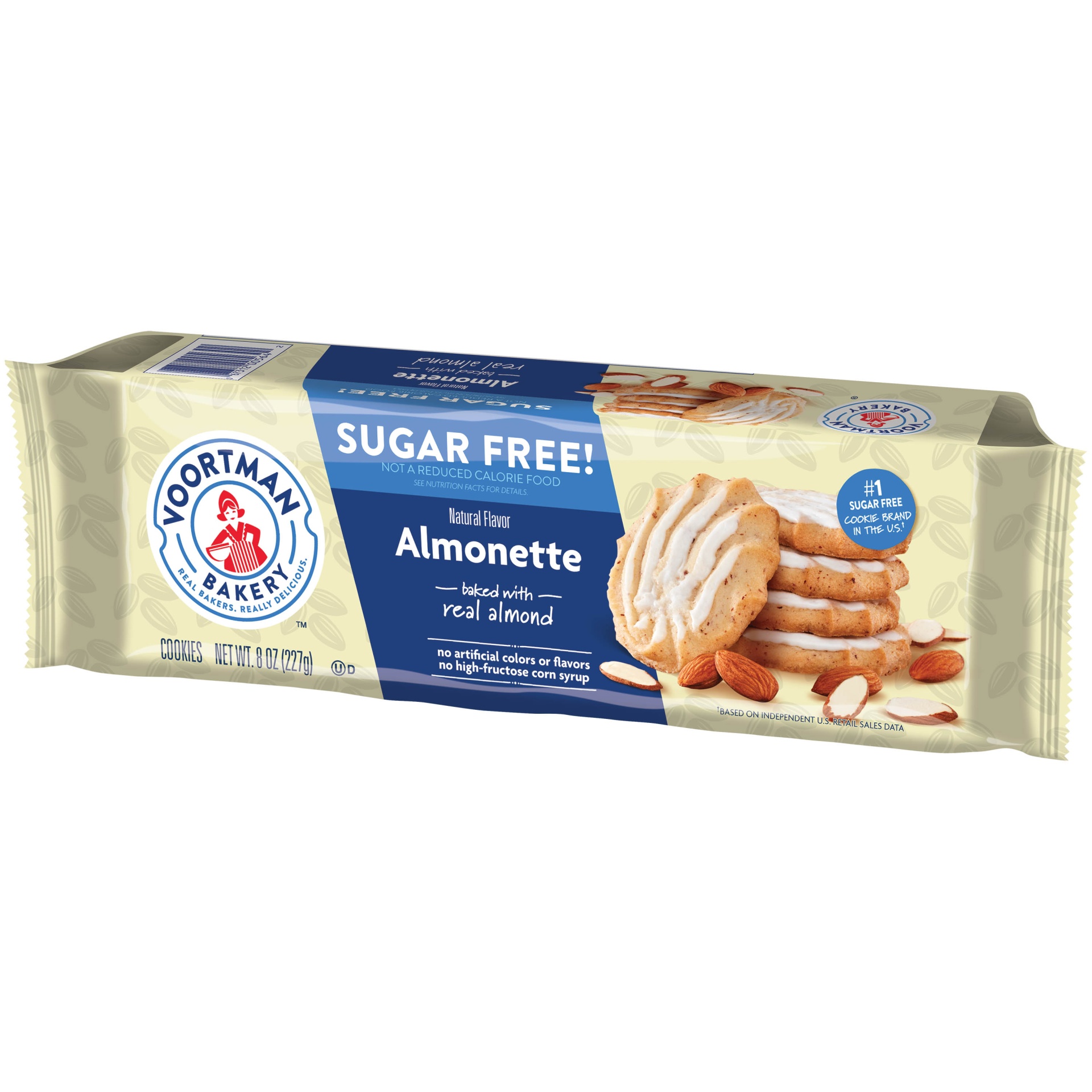 Voortman Bakery Sugar Free Iced Almonette Cookies 8 oz | Shipt