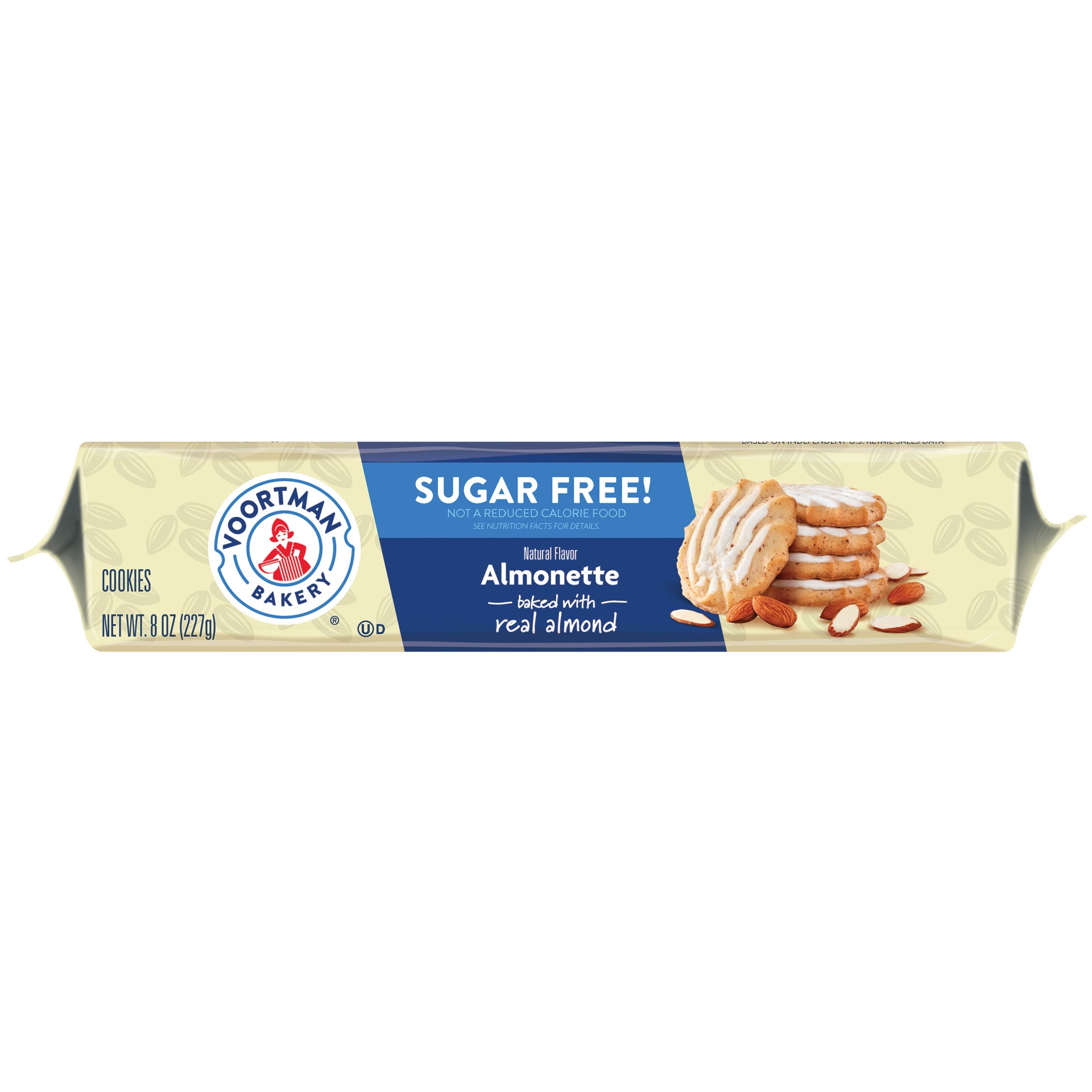 Voortman Bakery Sugar Free Iced Almonette Cookies 8 oz | Shipt