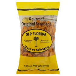 Old Florida Gourmet Products Gourmet Original Seasoned Corn Chips 9.25 ...