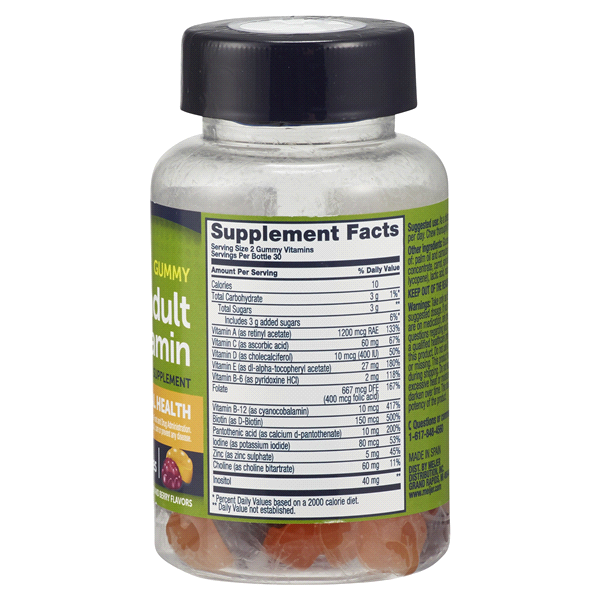 MEIJER WELLNESS Meijer Gummy Multi-Vitamin Adult 60 ct | Shipt