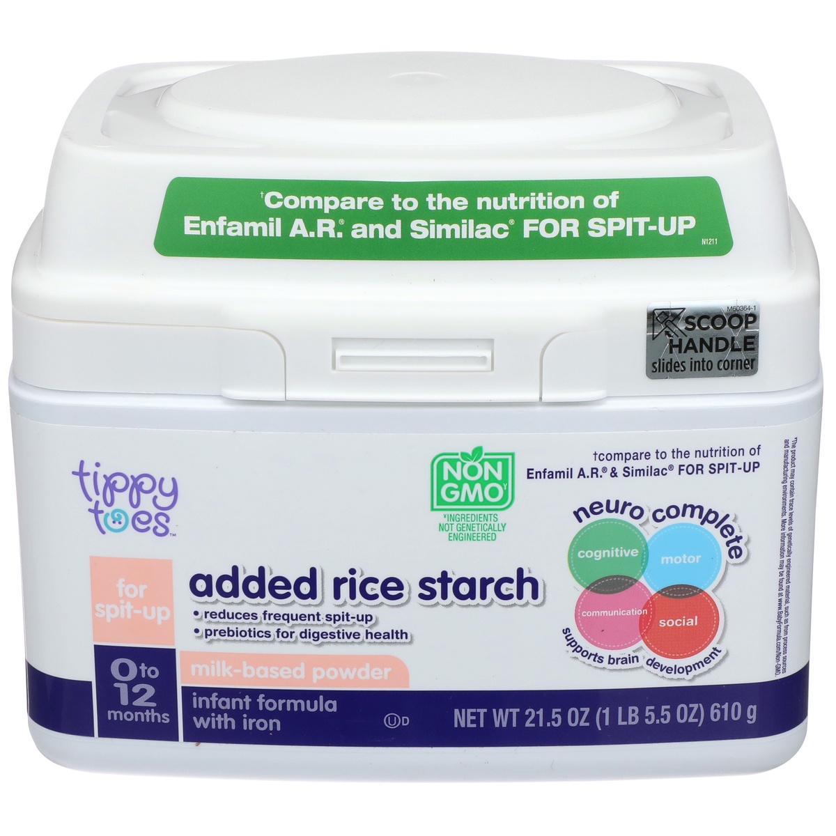 Tippy Toes Added Rice Starch Milk-based Powder Infant Formula With Iron ...