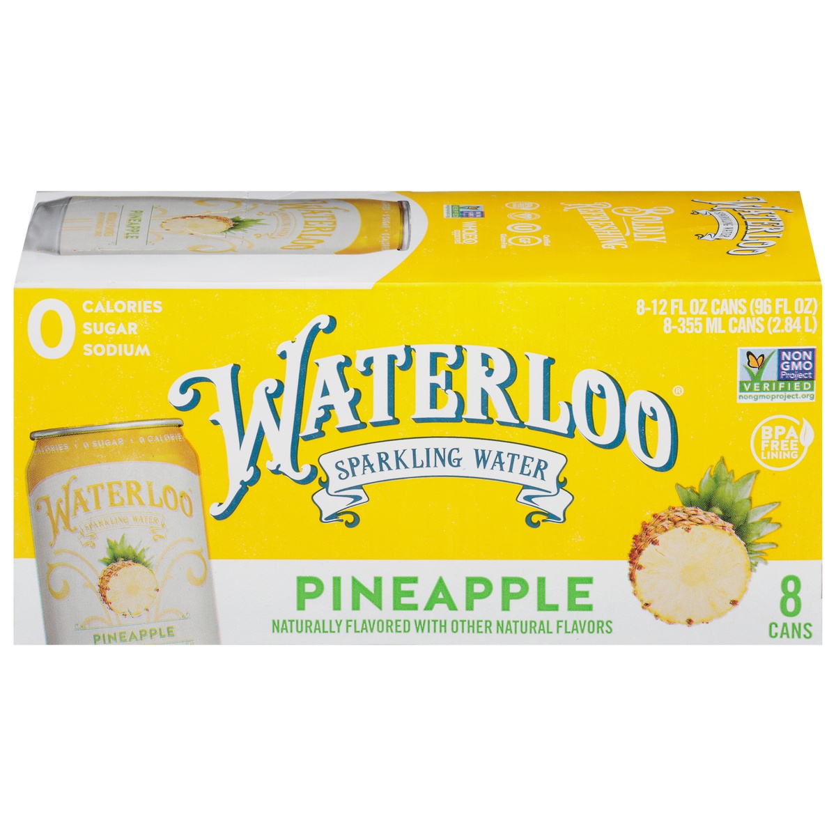 Waterloo Sparkling Water Pineapple Sparkling Water 1 ct | Shipt