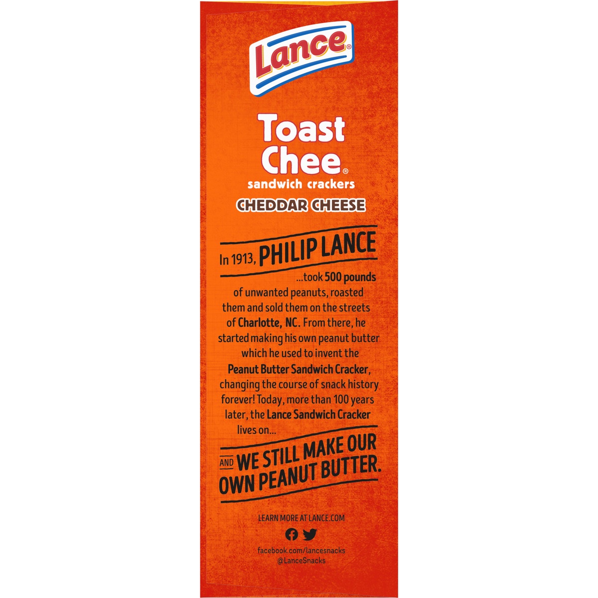 Lance Cracker Toast Chee Cheddar 8 ct | Shipt