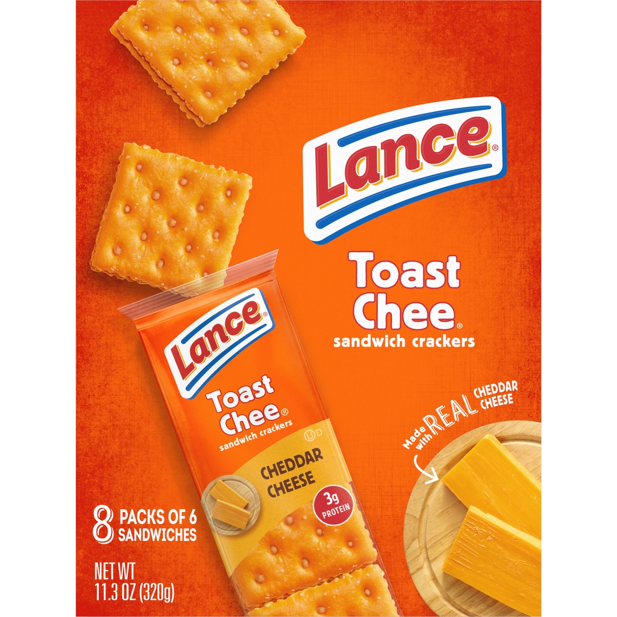 Lance Cracker Toast Chee Cheddar 8 ct | Shipt