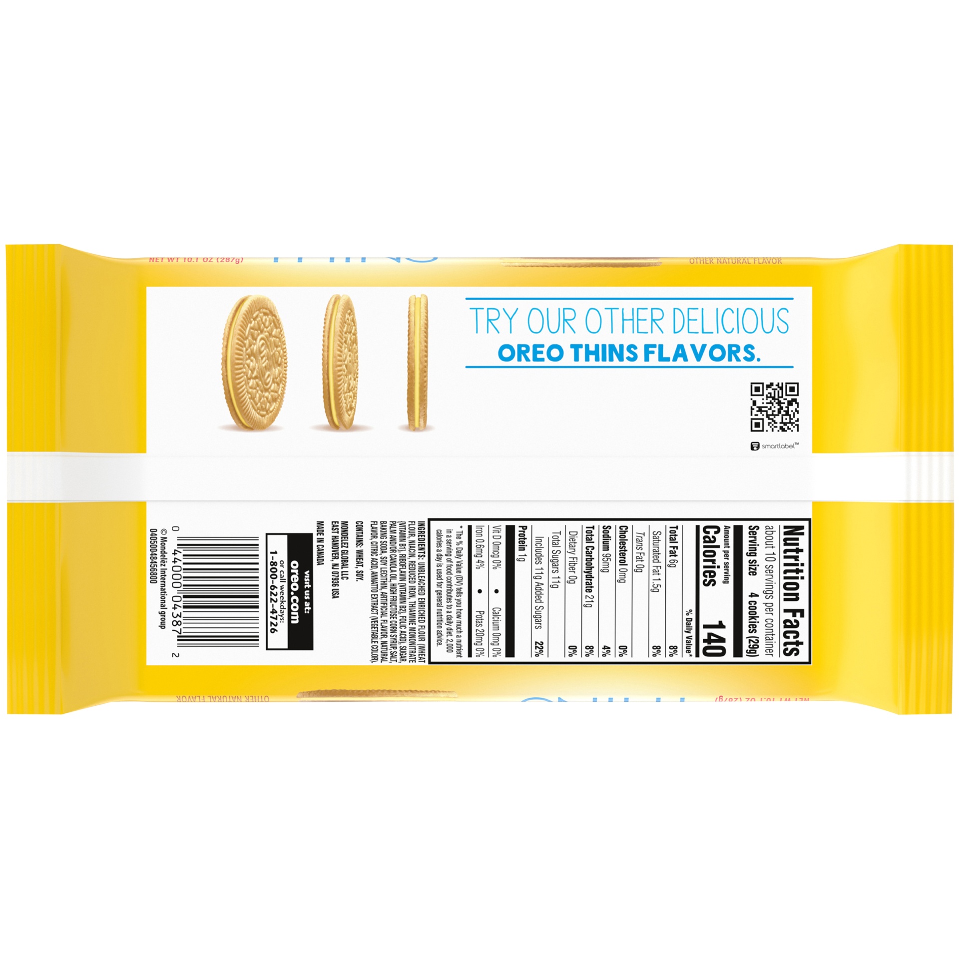 Golden Oreo Thins Lemon Sandwich Cookies 10.1 oz | Shipt