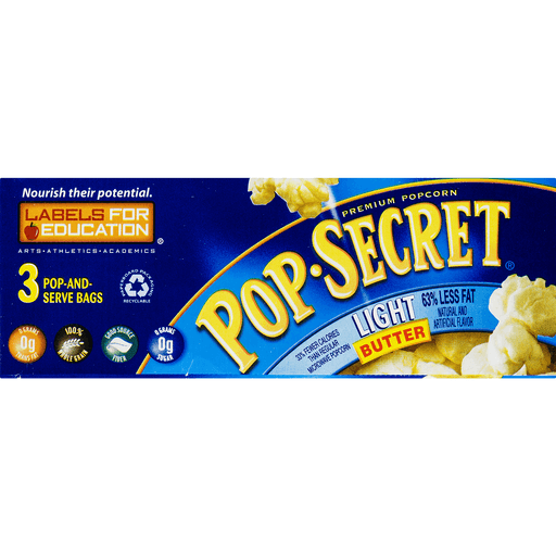 Pop-Secret Light Butter Microwave Popcorn 3 ct; 3 oz | Shipt
