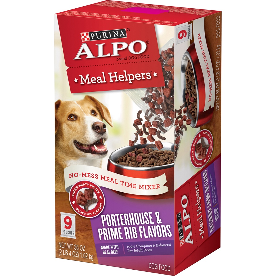 ALPO Meal Helpers Porterhouse & Prime Rib Flavors Dog Food 36 oz | Shipt