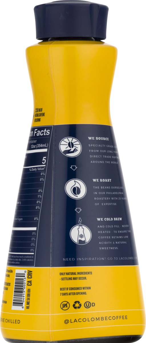 La Colombe Cold Brew Unsweetened Light Roast 42 oz | Shipt