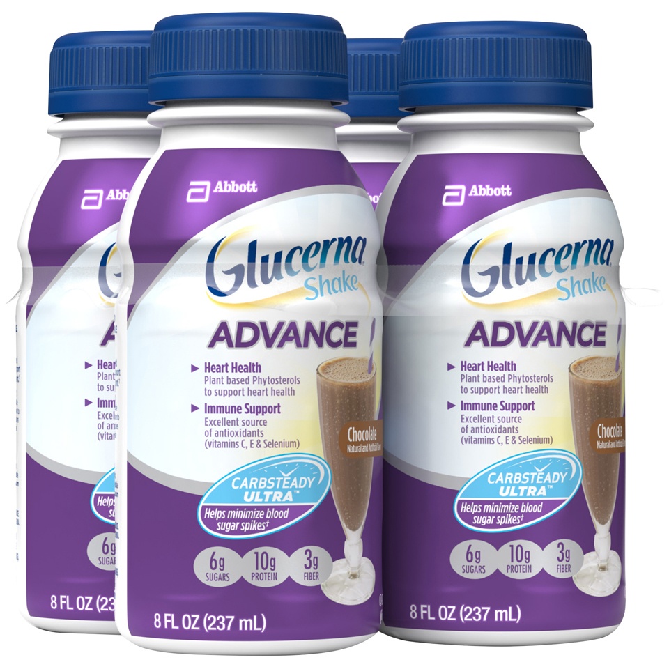 Glucerna Advance Chocolate Shake 4 ct; 8 fl oz | Shipt
