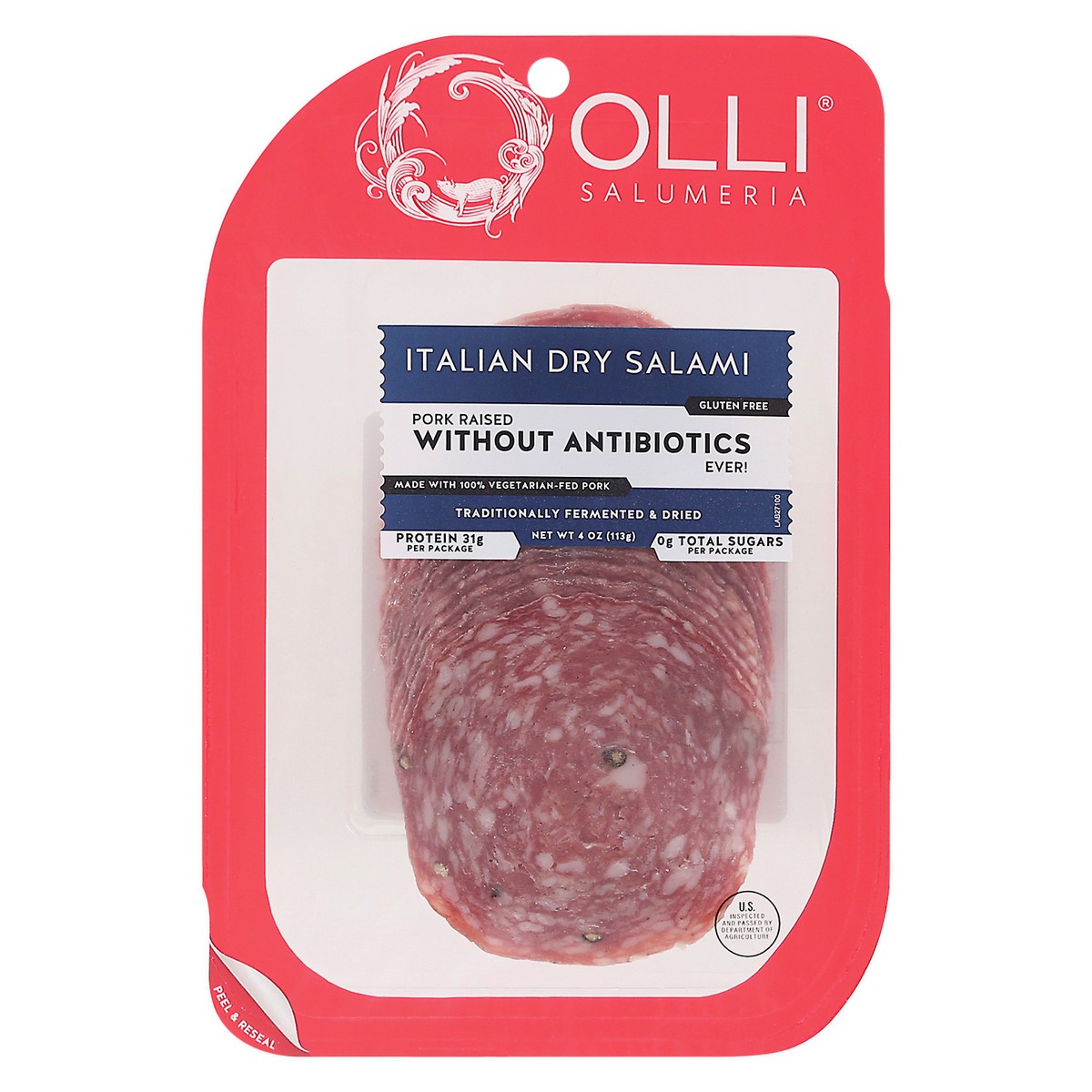 Olli Salumeria Olli Salami Sliced Italian Dry 1 ct | Shipt