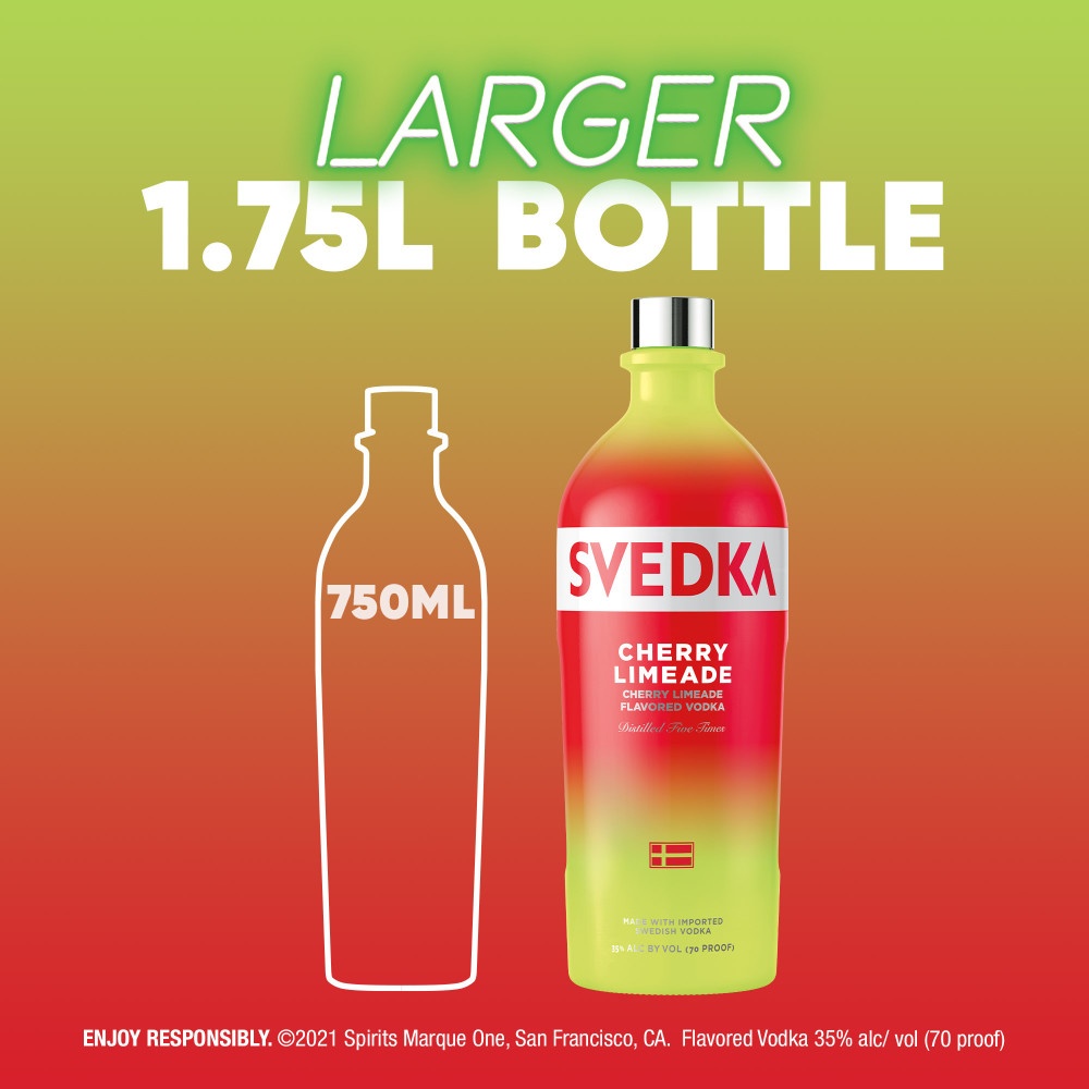 SVEDKA Cherry Limeade Flavored Vodka 1.75 liter | Shipt