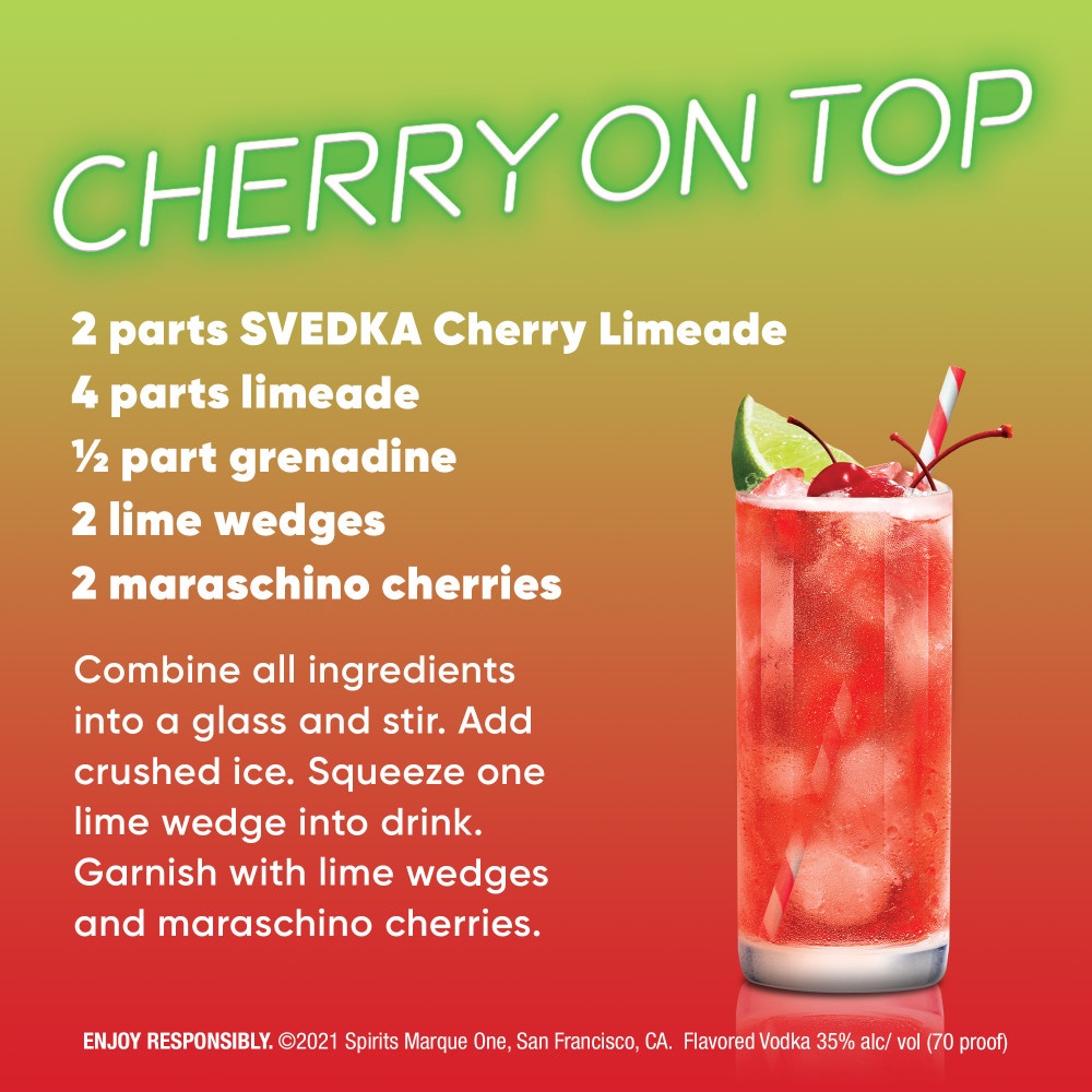 SVEDKA Cherry Limeade Flavored Vodka 1.75 liter | Shipt