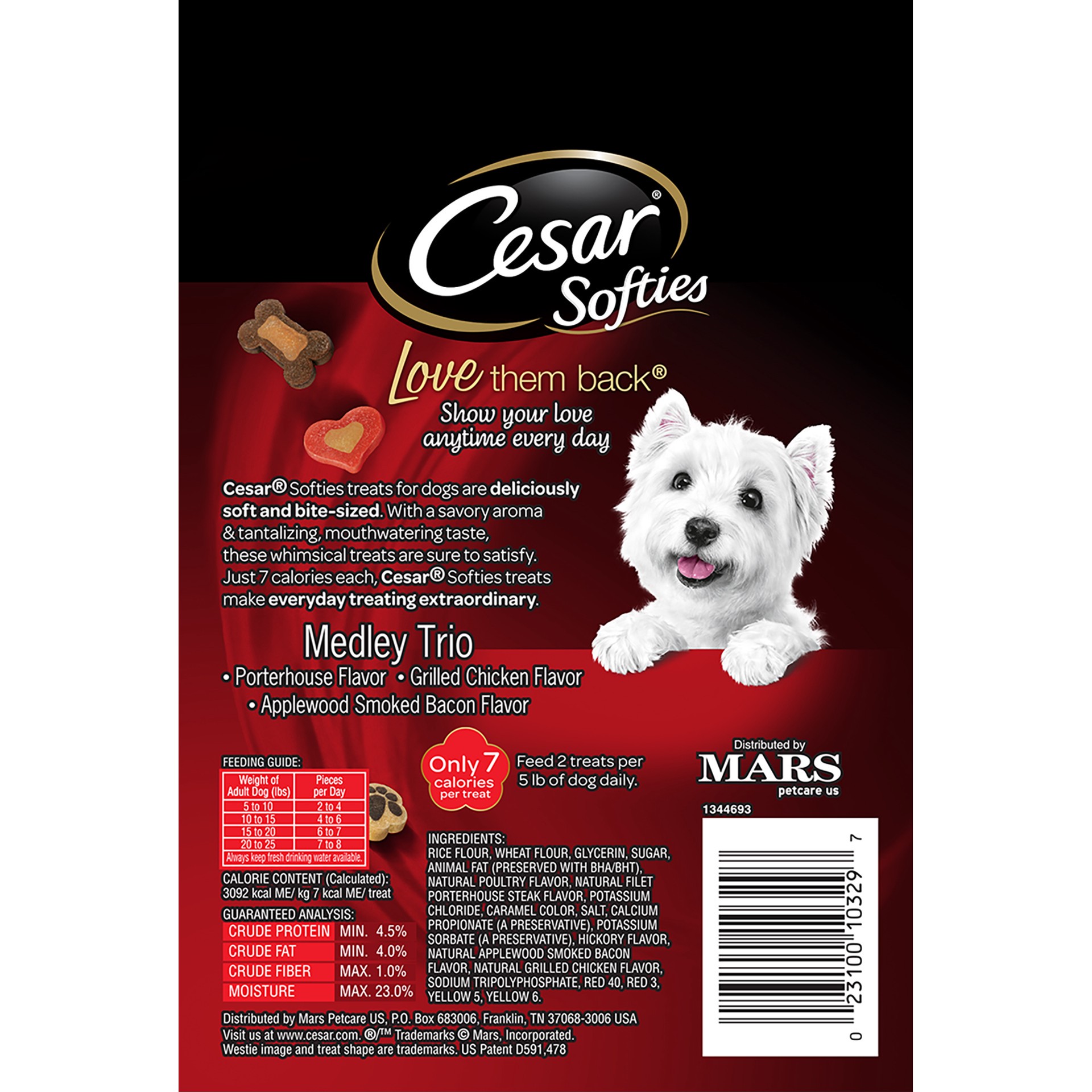 Cesar Softies Chewy Small Dog Treats Medley Trio 6 oz | Shipt