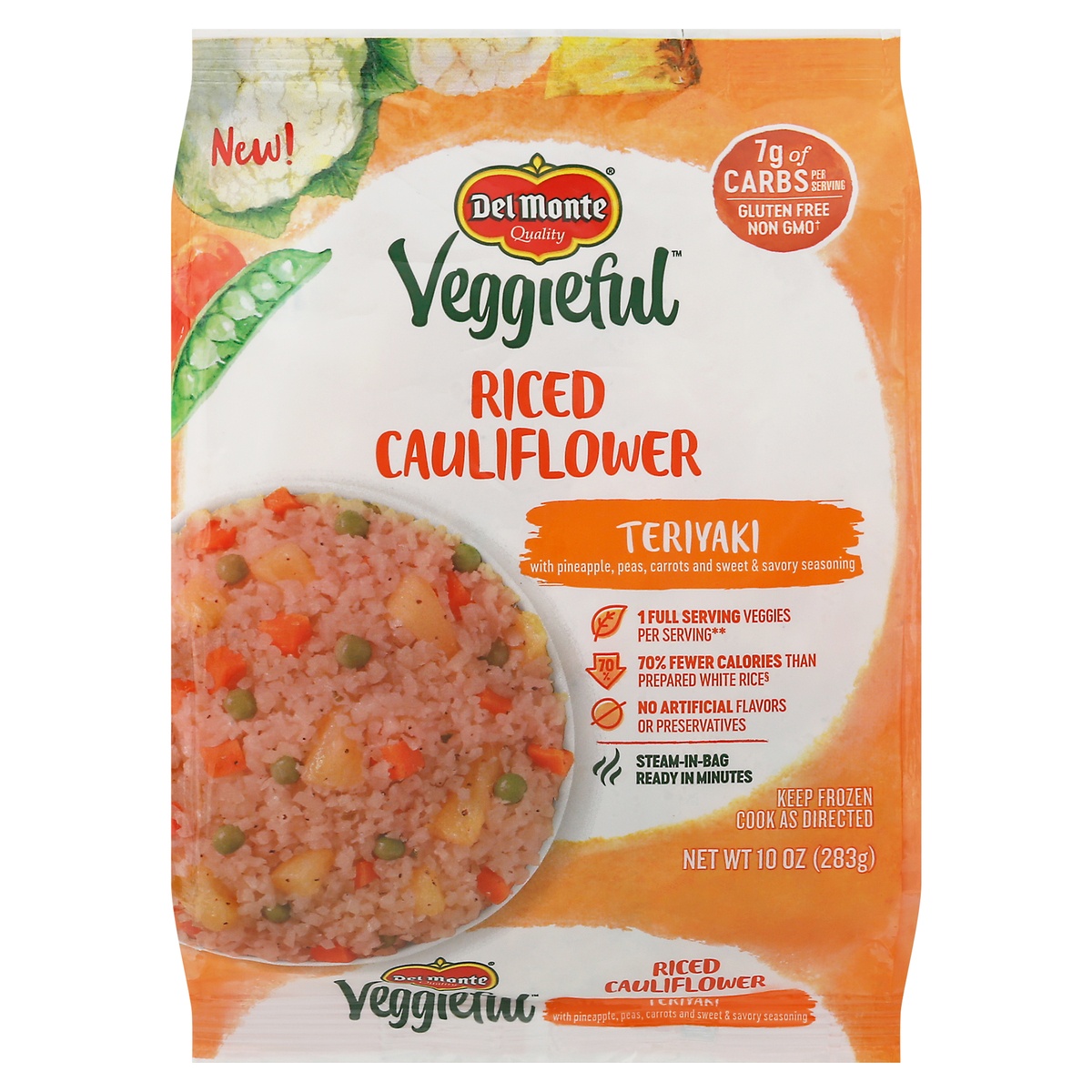 Del Monte Veggieful Riced Cauliflower Teriyaki 1 ct | Shipt