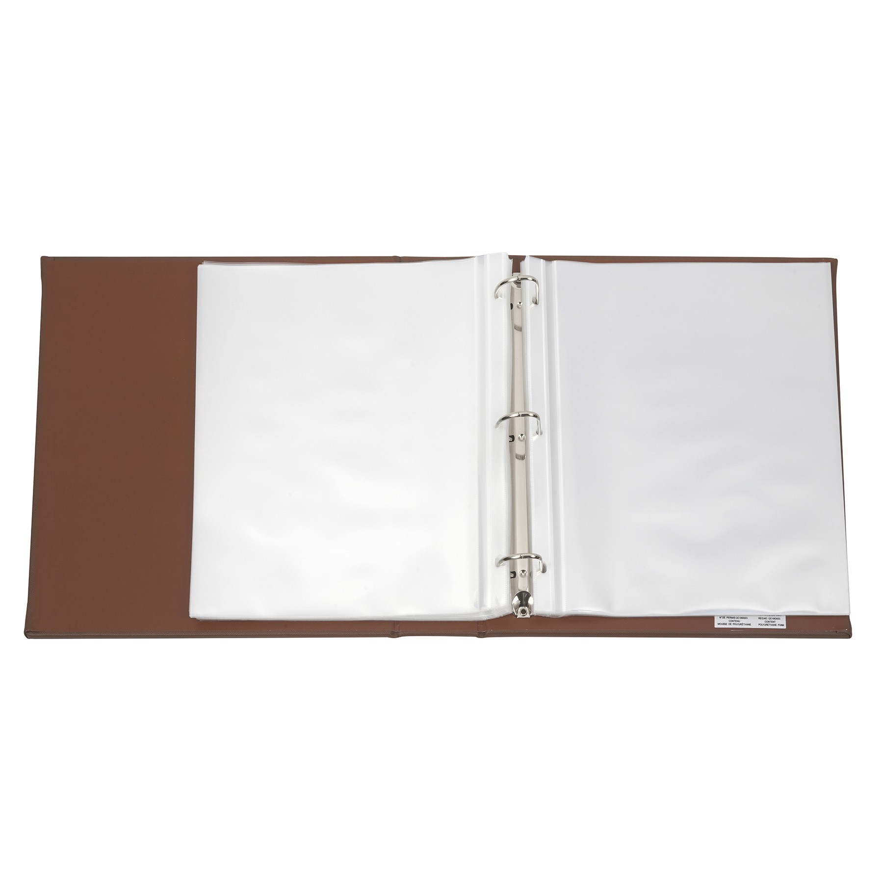 Brown Saffiano D-Ring Scrapbook Album By Recollections 8.5 in x 11 in ...