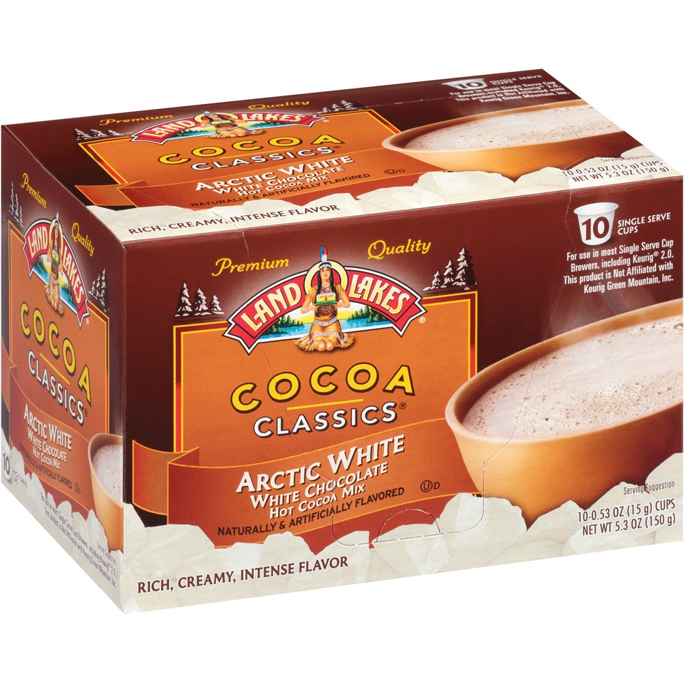 Land O'Lakes Single Serve Arctic White Cocoa Mix 10 ct; 5.3 oz | Shipt