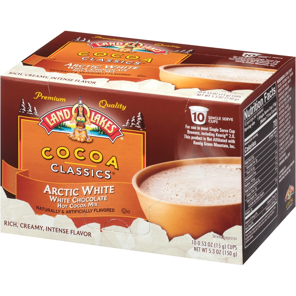 Land O'Lakes Single Serve Arctic White Cocoa Mix 10 ct; 5.3 oz | Shipt