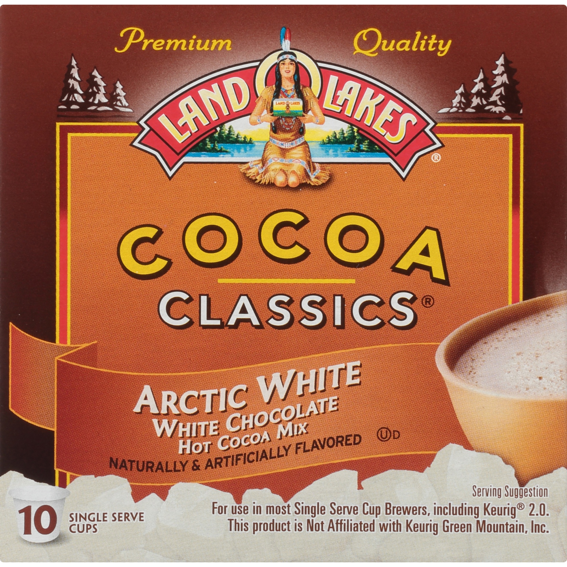 Land O'Lakes Single Serve Arctic White Cocoa Mix 10 ct; 5.3 oz | Shipt