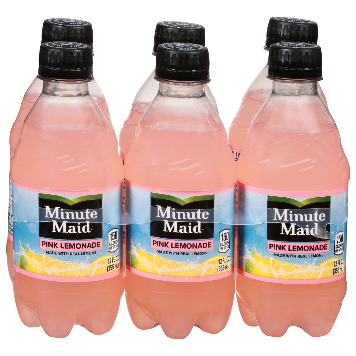 Minute Maid Pink Lemonade Juice 6 - 12 fl oz Bottles 6 ct | Shipt