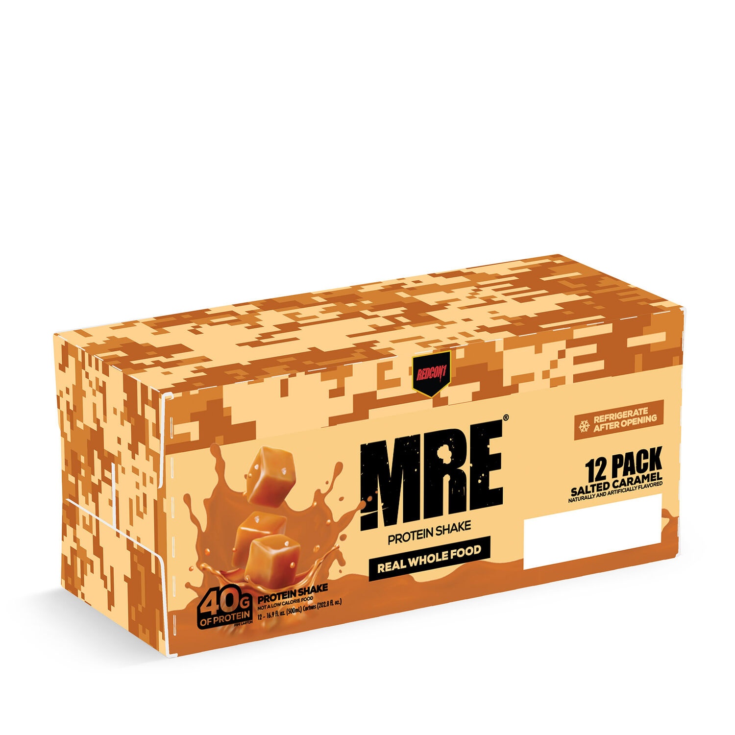 Redcon1 MRE Protein Shake - Salted Caramel 12 ct | Shipt