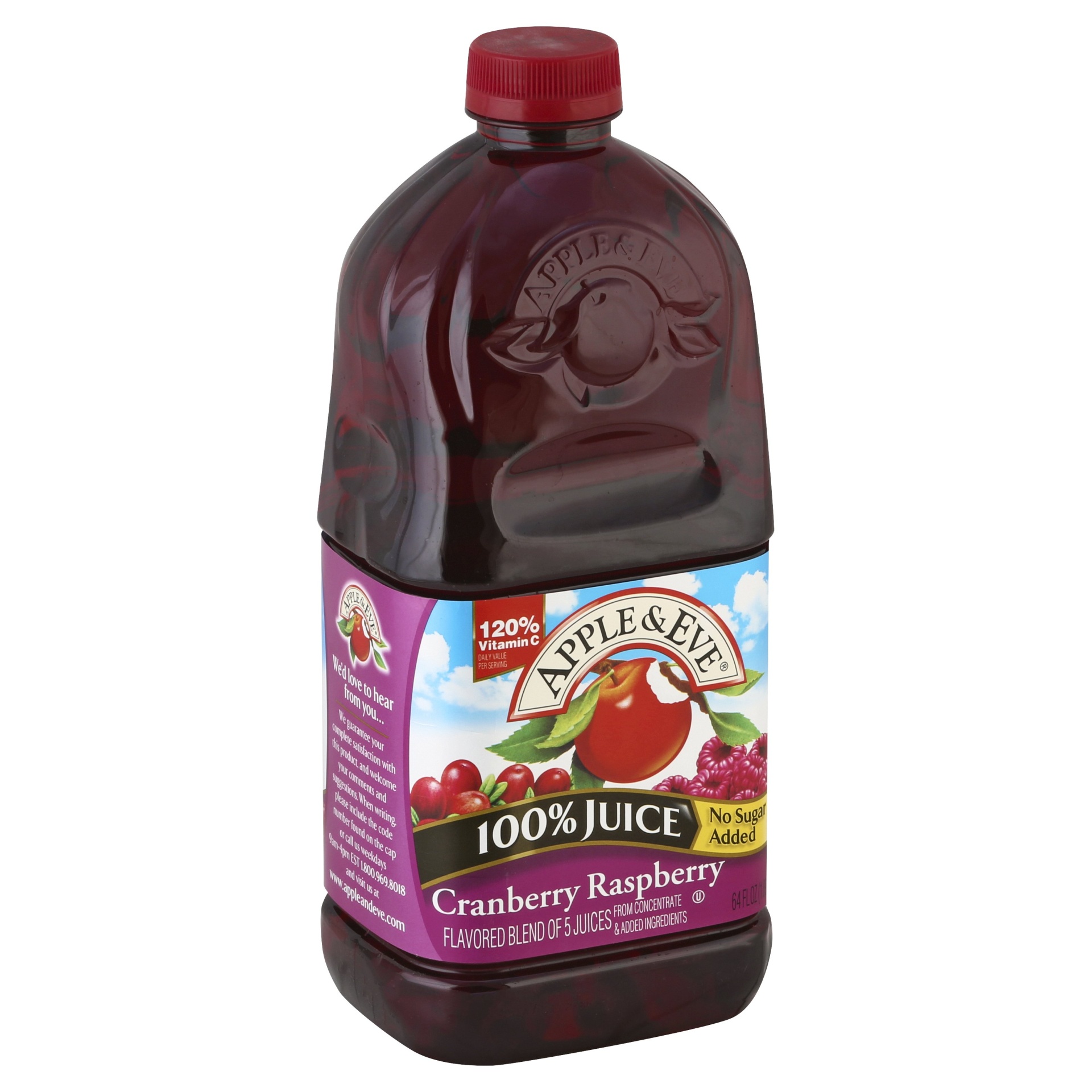 Apple & Eve 100% Juice Cranberry Raspberry 64 fl oz | Shipt