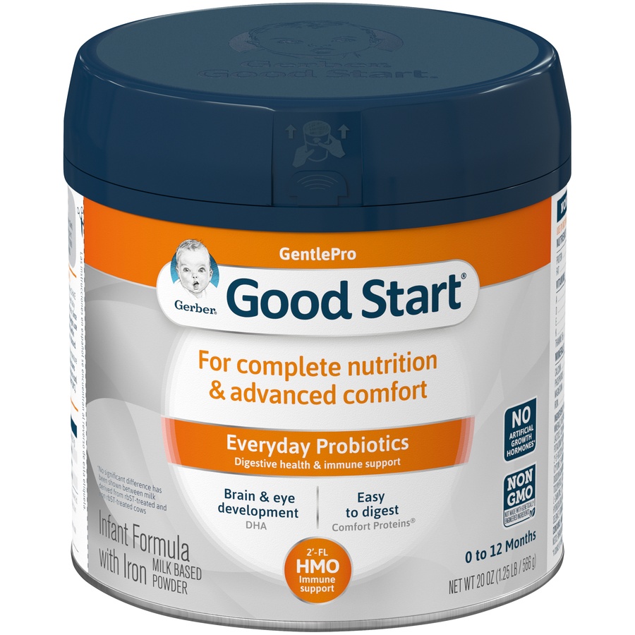 Gerber Gentle Hm-o And Probiotics Infant Formula With Iron Milk Based ...