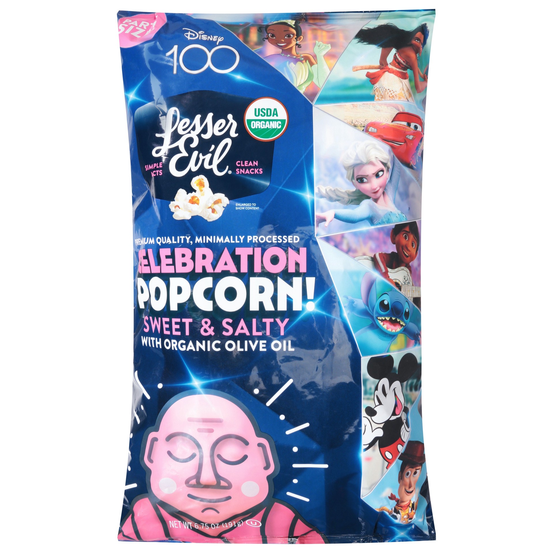 LesserEvil Lesser Evil Disney100 Celebration Popcorn 6.75 oz | Shipt