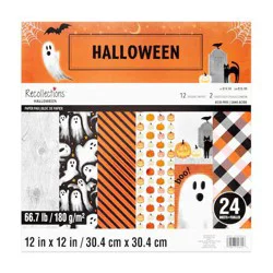 12" X 12" Vintage Halloween Paper Pad By Recollections, 24 Sheets 12 in ...