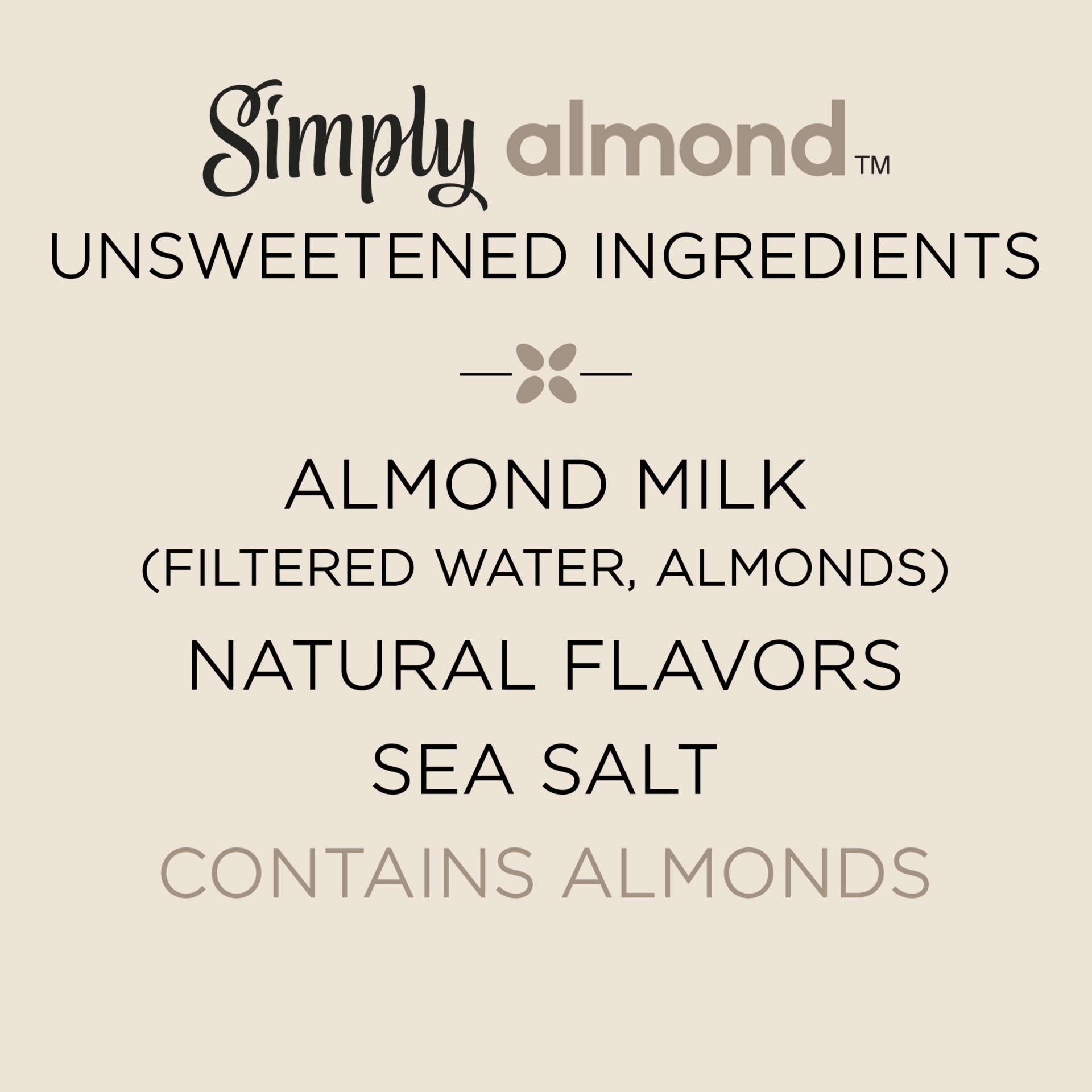 Simply Original Unsweetened Almond Milk 46 fl oz | Shipt