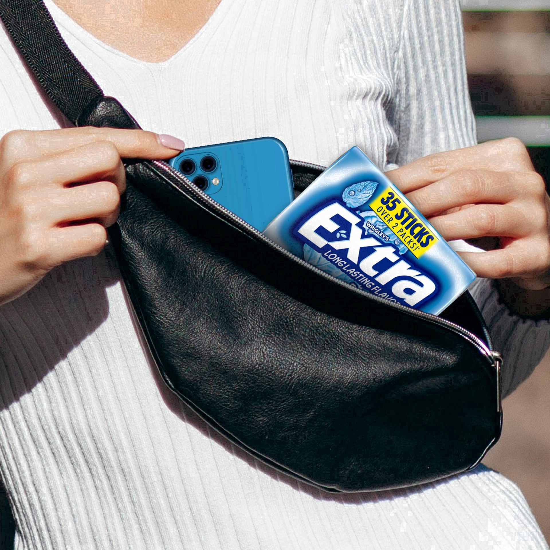 Extra Long Lasting Flavor Peppermint Sugar Free Gum 35 ct | Shipt