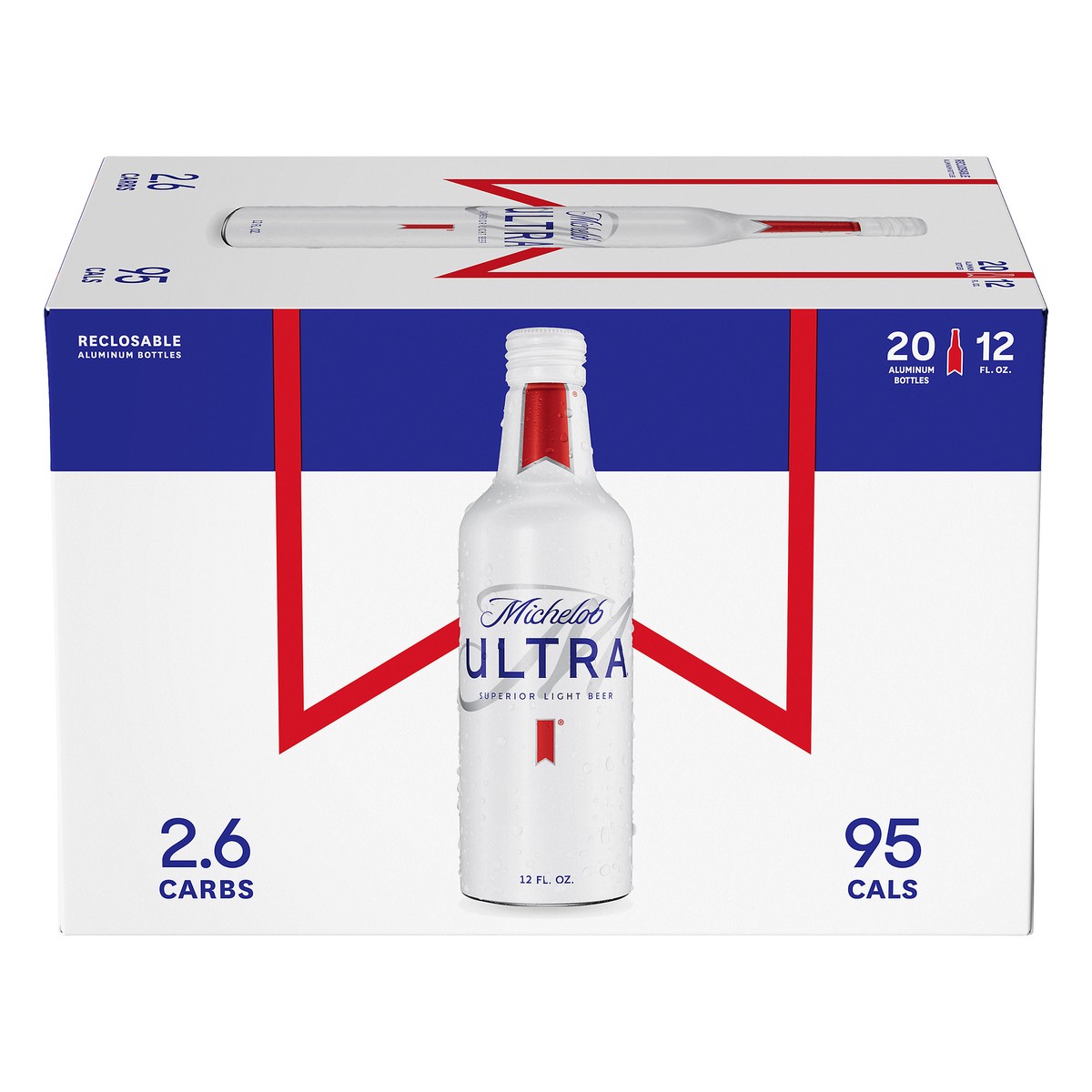 Michelob Ultra Light Beer Aluminum Bottles 12 oz | Shipt