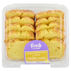 FRESH FROM MEIJER Meijer Lemon Creme Cake sliced 16 oz | shipt