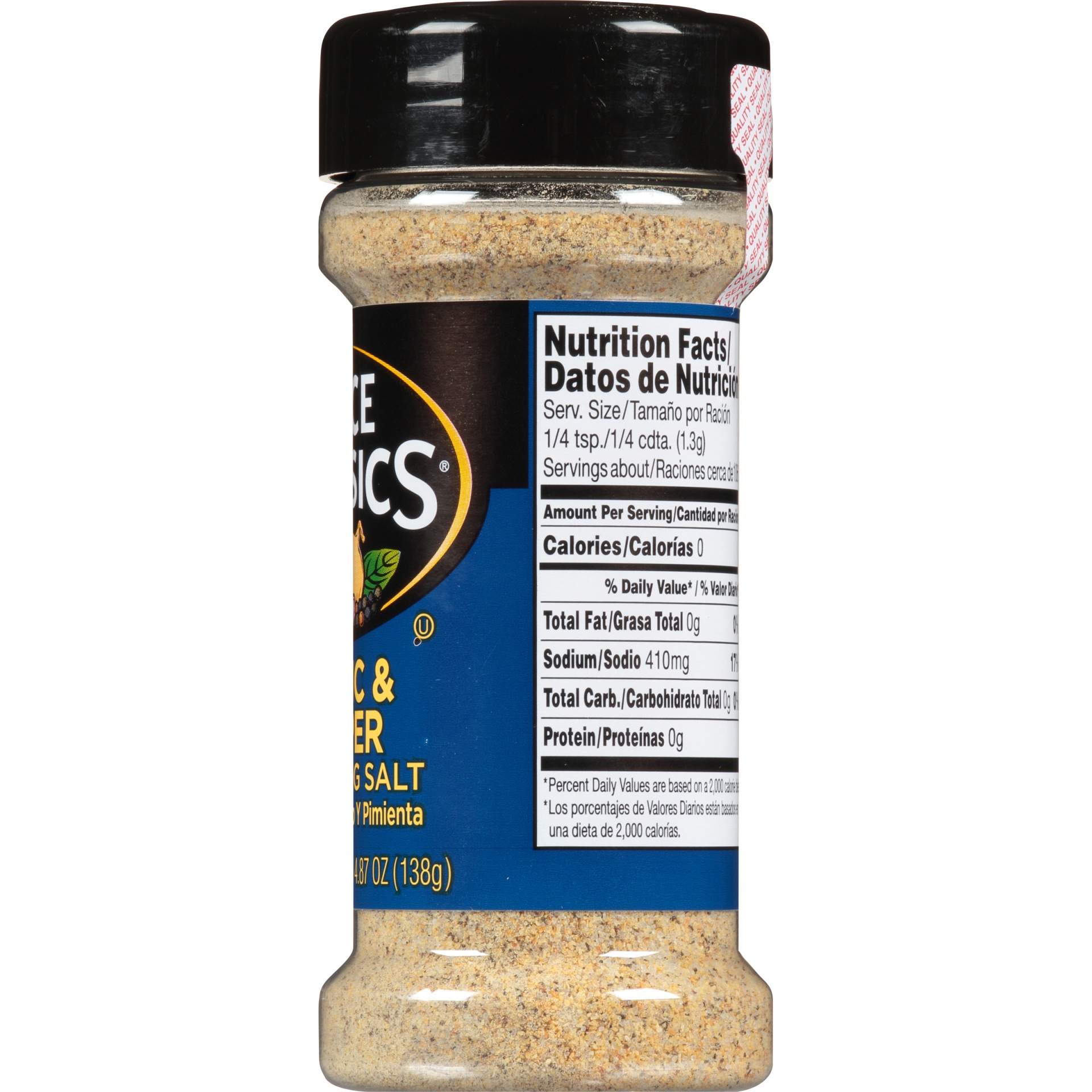 Spice Classics Garlic & Pepper Seasoning Salt 4.87 oz | Shipt