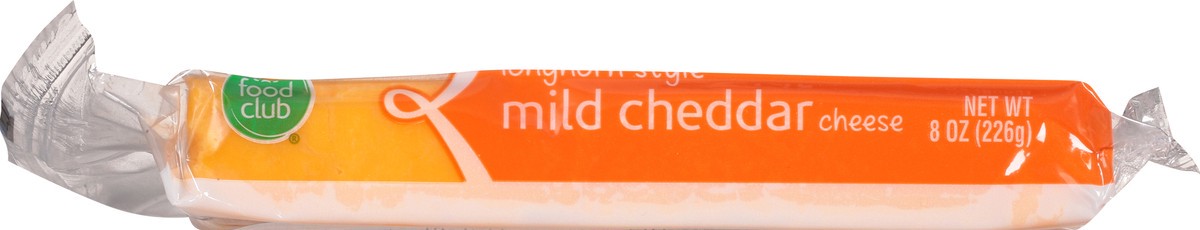 Food Club Longhorn Style Mild Cheddar Cheese 8 oz 8 oz | Shipt
