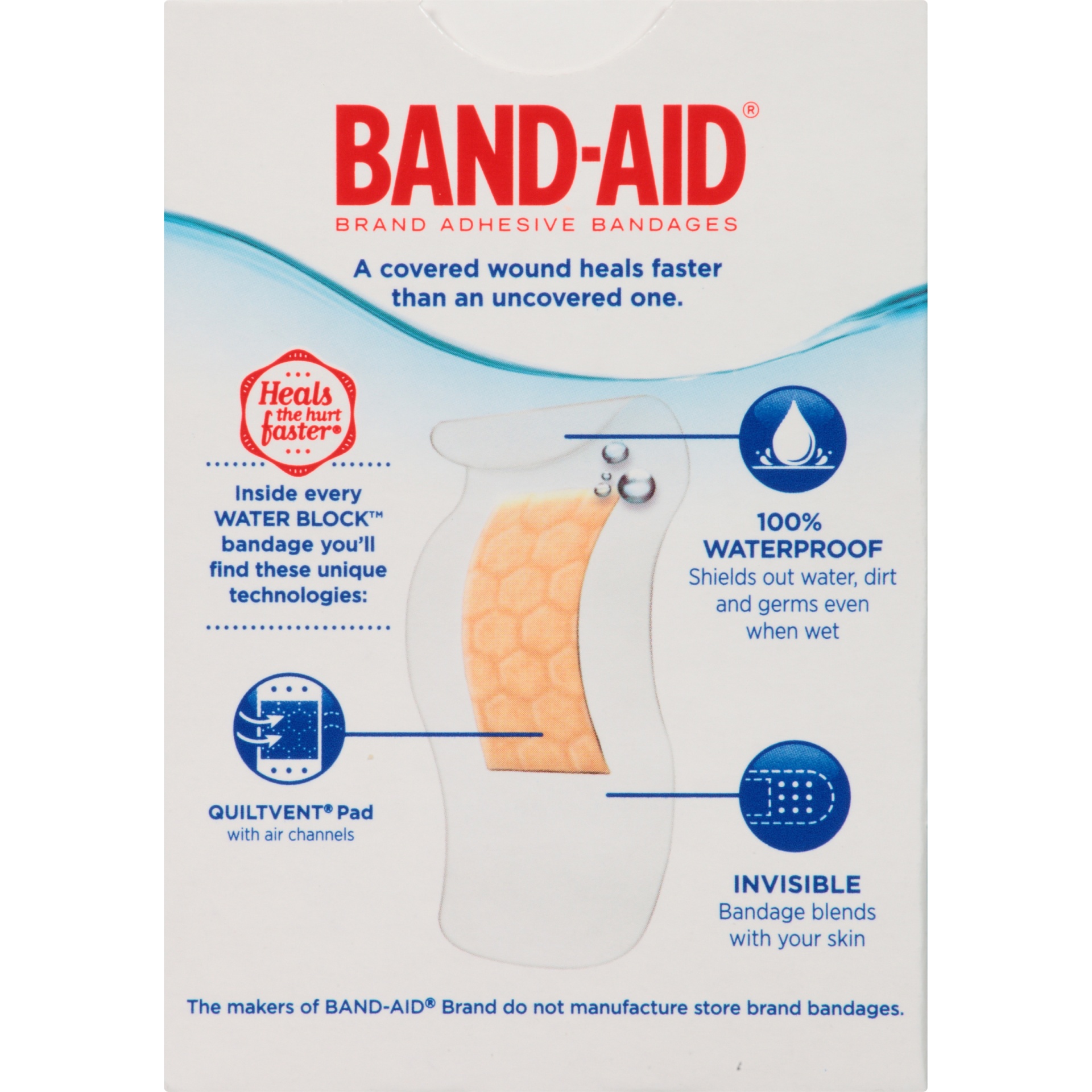 BAND-AID Clear Water Block Bandages 30 ct | Shipt