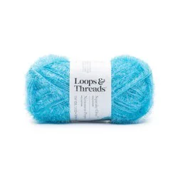 Loops & Threads Squeaky Clean Sparkle Yarn 174 yd | shipt